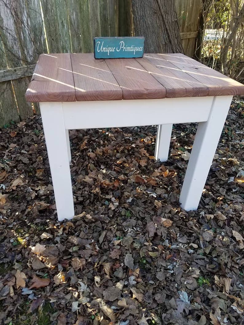 Rustic Country Small Kitchen Farm TABLE Cabin Farmhouse Dining Work ...