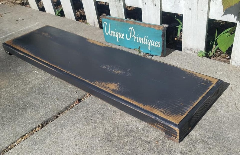 Rustic TABLE RISER Distressed Primitive Computer Monitor | Etsy