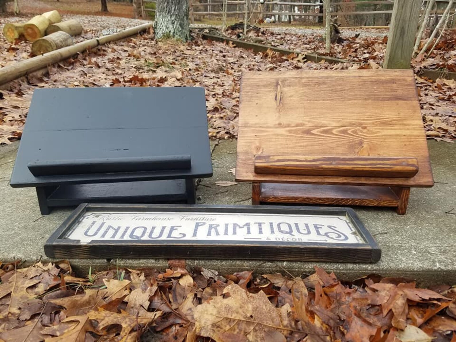 RUSTIC BOOK STAND Bookstand Kindle Tablet Cookbook Cook Book | Etsy