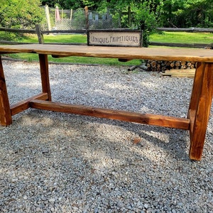 Rustic Wine Cellar FARM TABLE Reclaimed Wood Farmhouse Country Cabin ...