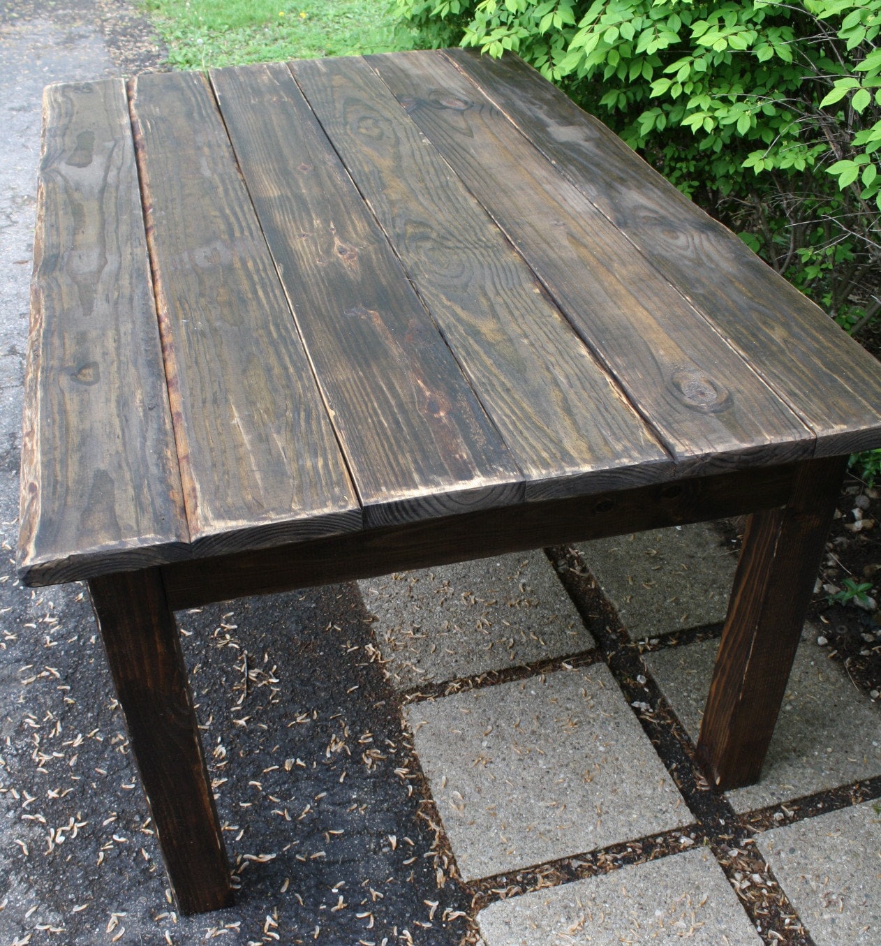 Rustic Cabin Table Kitchen Dining Farmhouse 44x70x31h FARM | Etsy