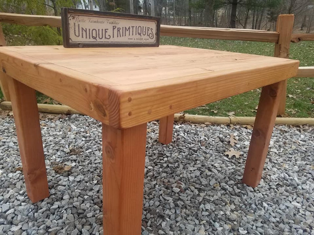 RUSTIC FARMHOUSE DESK Small Kitchen Dining Table Farm House Reclaimed ...