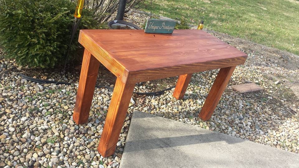 RUSTIC FARM DESK Table Small Country Kitchen Island Reclaimed | Etsy
