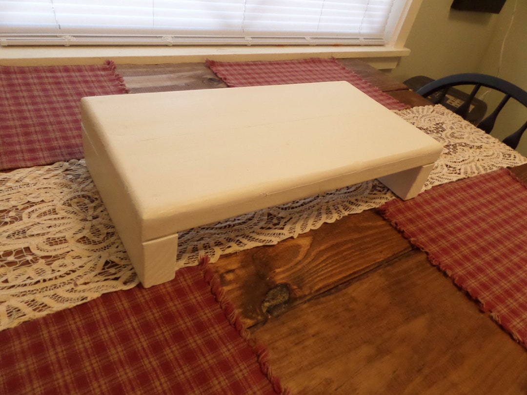 10 D X 20 W X 4-1/2 H Table Riser Bench Centerpiece TV Entertainment ...