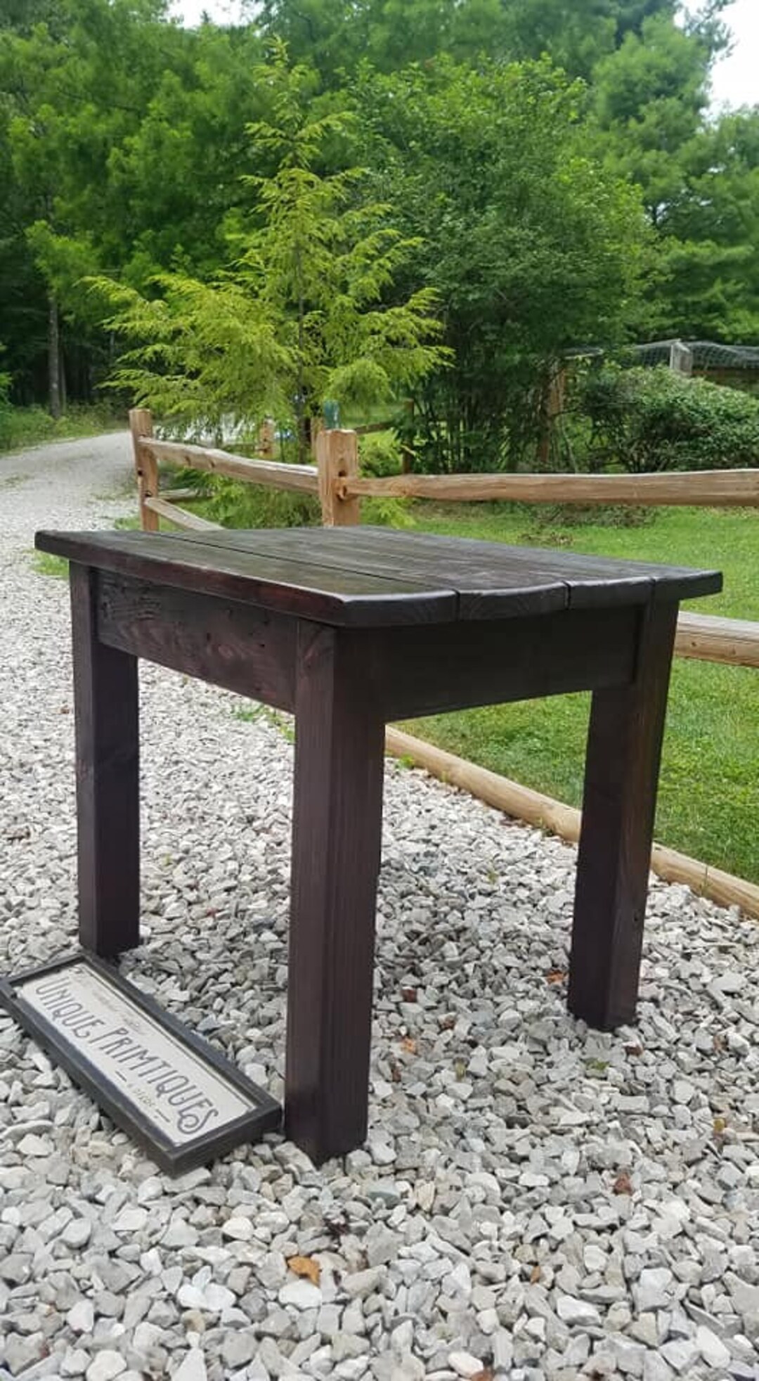 Rustic Farmhouse Kitchen Tiny House Home Living Table Small Dining ...