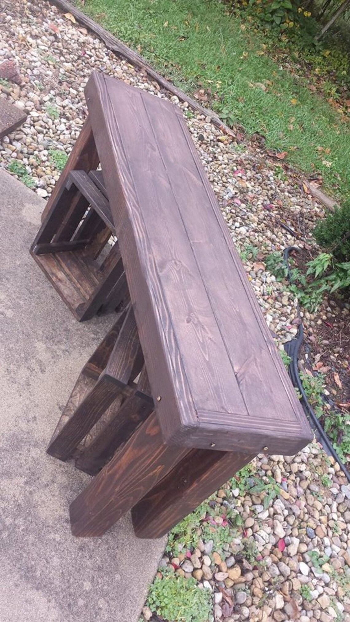 RUSTIC WOOD BENCH Farmhouse Country Farm House Wooden Indoor | Etsy