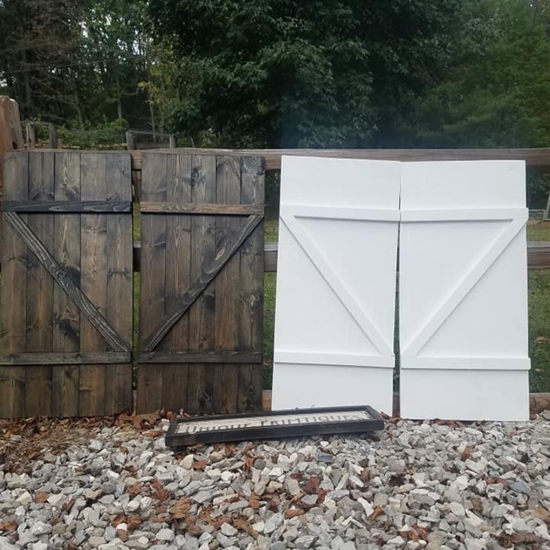 Barn Door Window Shutters - Etsy