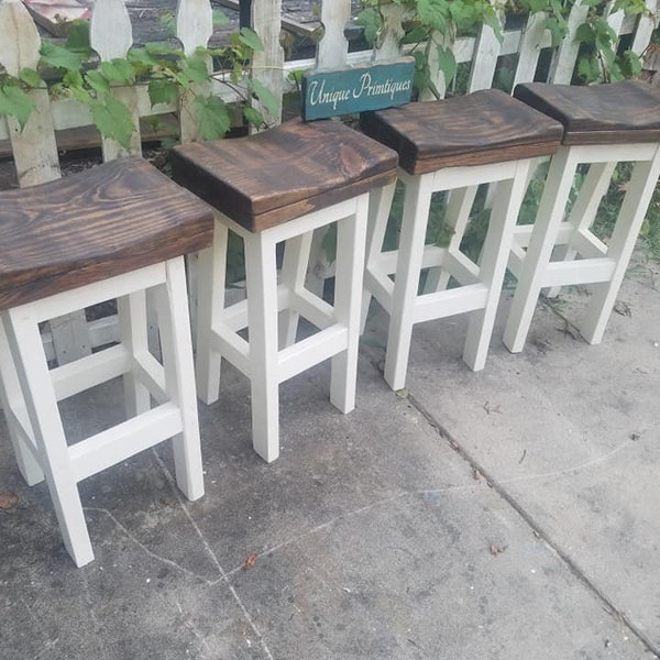 Reclaimed Bar Stool - Etsy