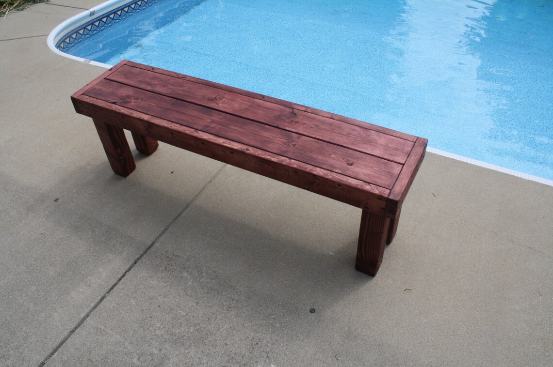 Unique Primtiques Beautiful Primitive RED MAHOGANY Stained | Etsy