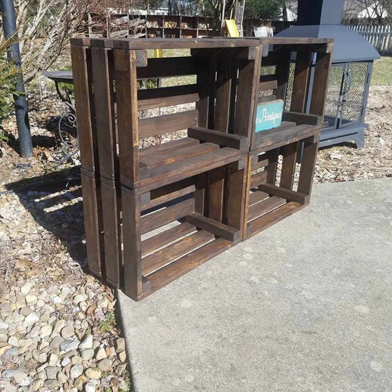 Crate Shelf - Etsy