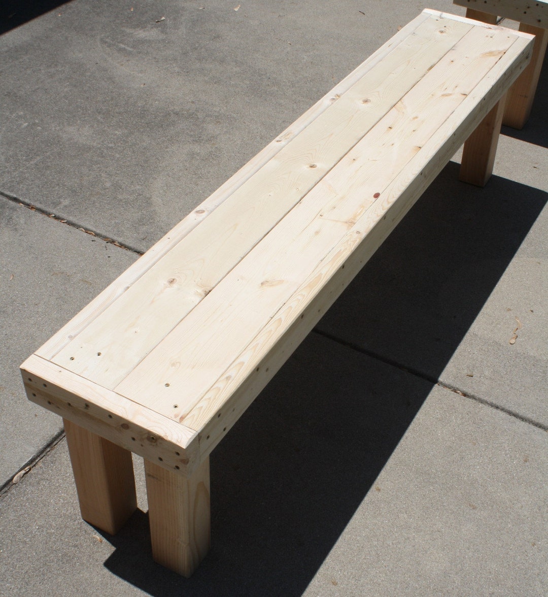 Unique Primtiques 6-foot Natural Wood Top Choice Douglas Fir 14x72x19h ...