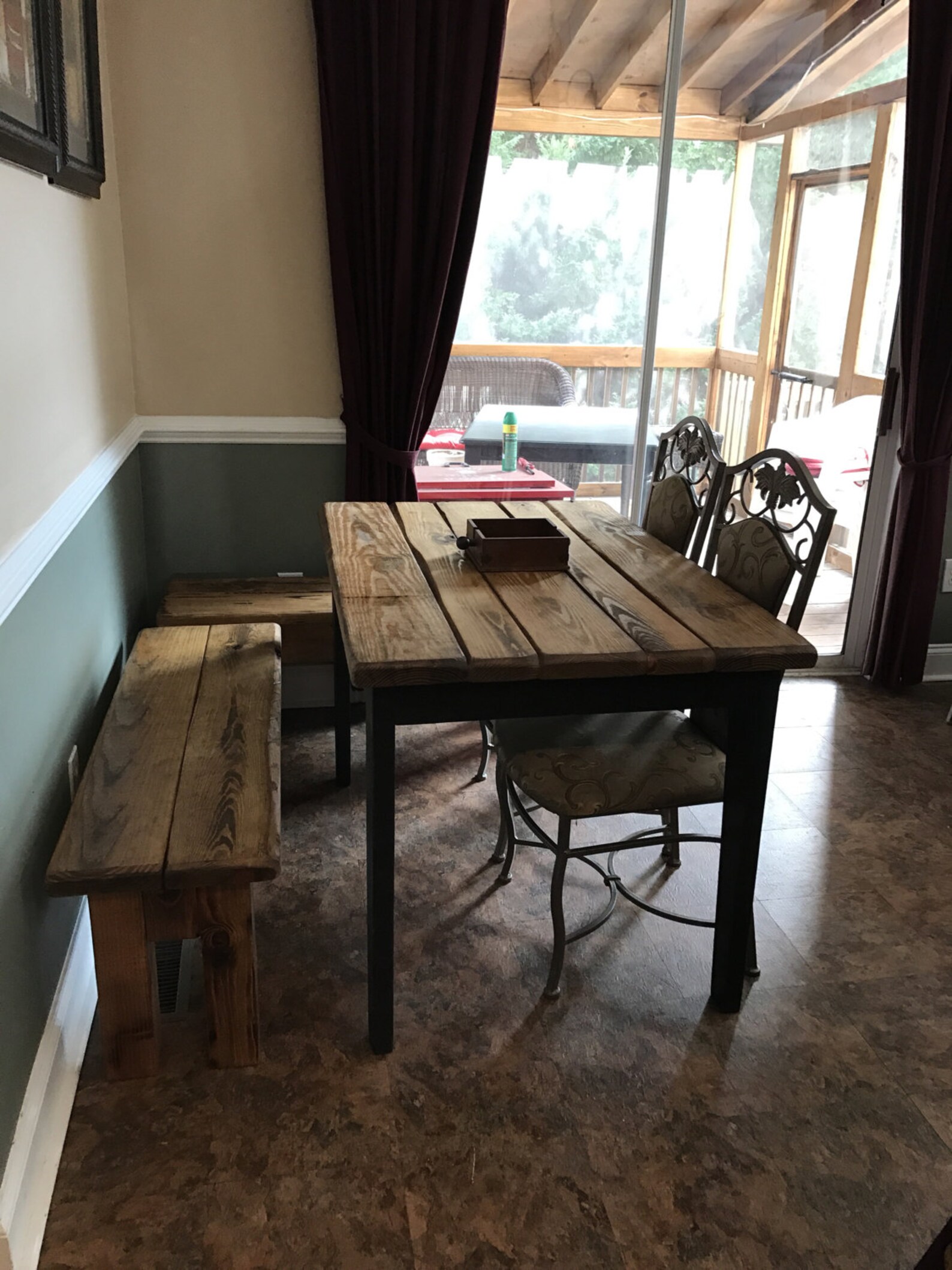 RUSTIC FARMHOUSE TABLE Farm House Kitchen Distressed Kitchen - Etsy