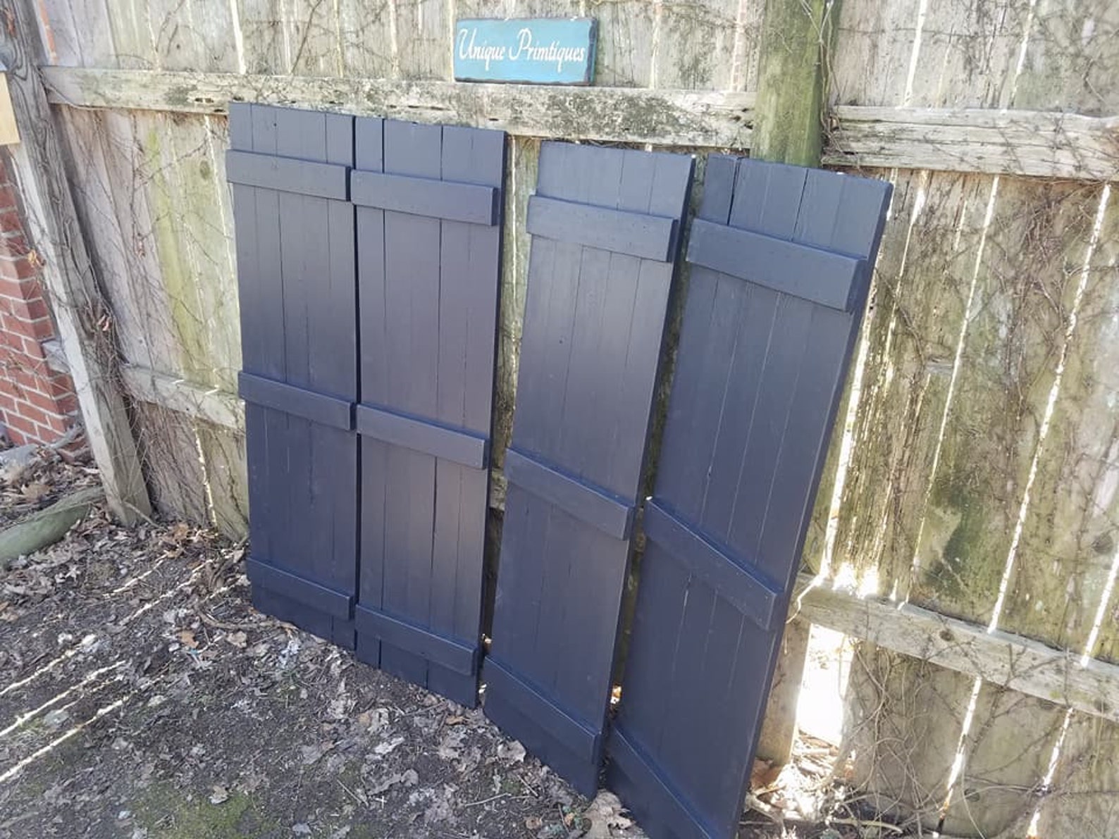 Rustic Wood Shutters Country Barn Display Indoor Outdoor - Etsy