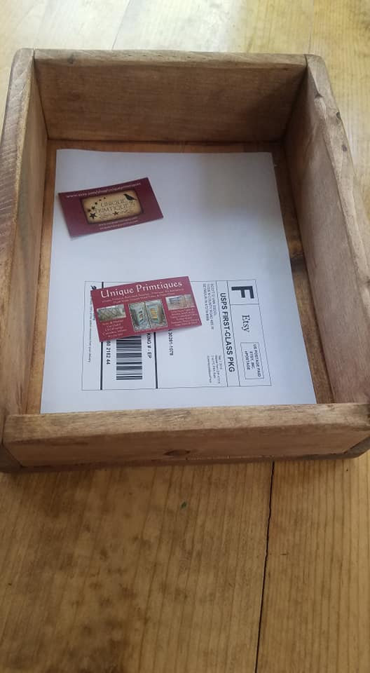 Rustic Reclaimed Wood PAPER TRAY Box Hand Made Home Office | Etsy