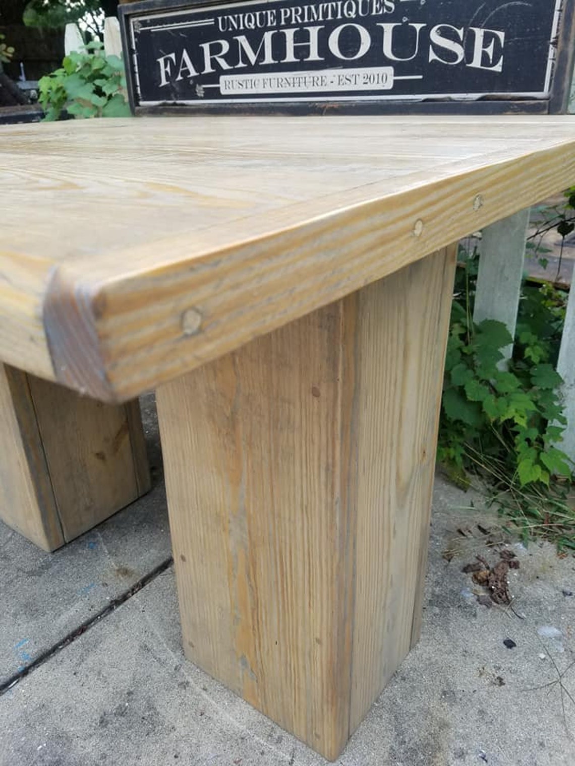 Rustic Reclaimed Wood Table Desk Dining Minimalistic Modern | Etsy