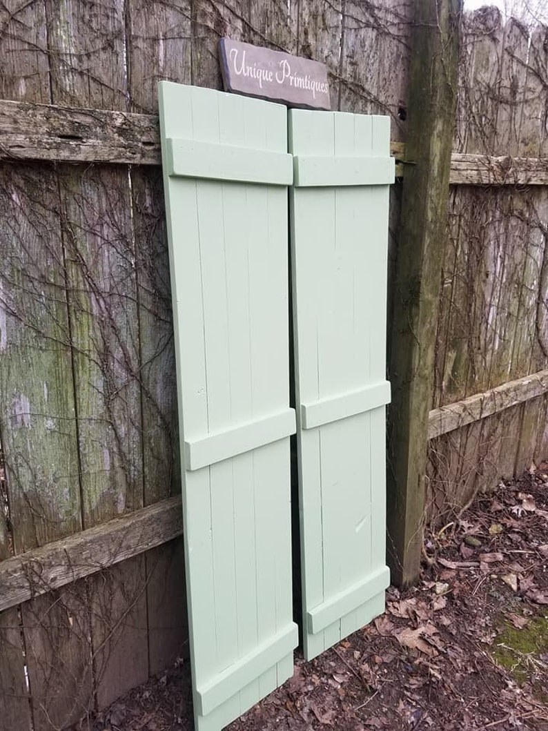 Rustic Wood Shutters Country Barn Display Indoor Outdoor - Etsy