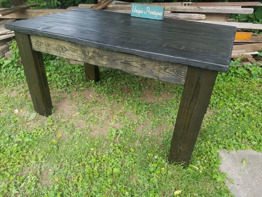 Rustic FARM TABLE Reclaimed Wood Farm House Primitive Country - Etsy