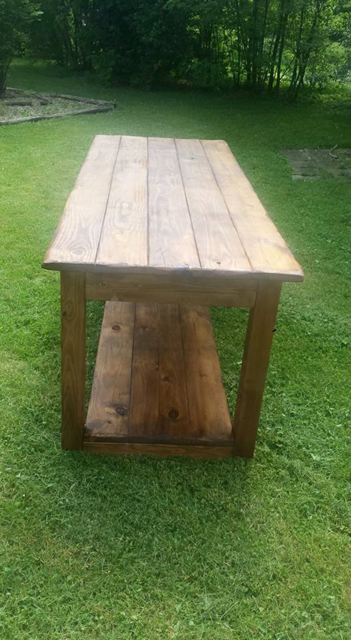 RUSTIC FARMHOUSE TABLE Farm House Kitchen Dining Country - Etsy