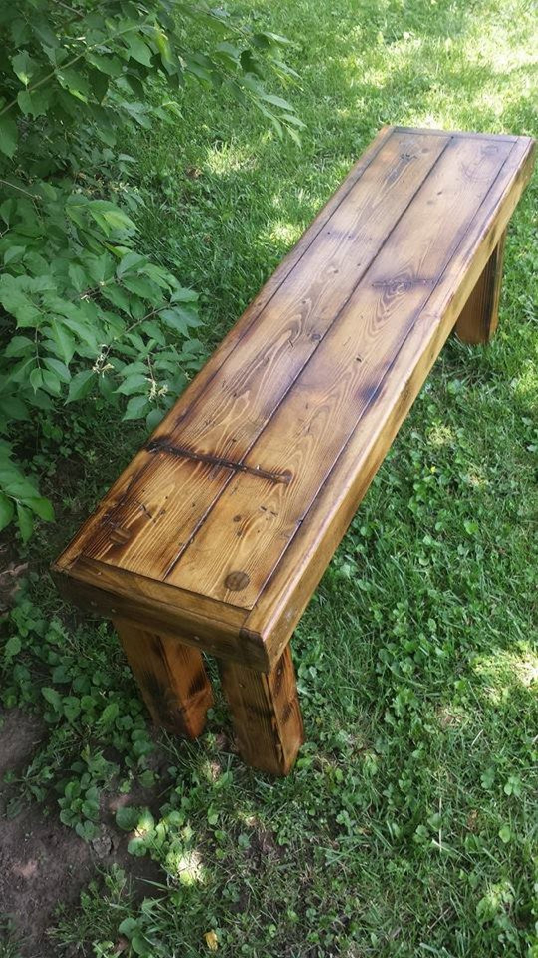 Beautiful Primitive Heavily DISTRESSED Reclaimed Wood BURNT Golden Oak ...