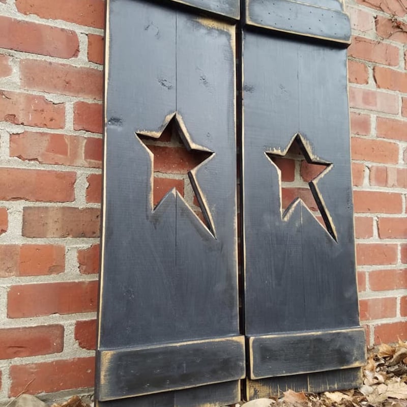 Primitive Star Shutters - Etsy