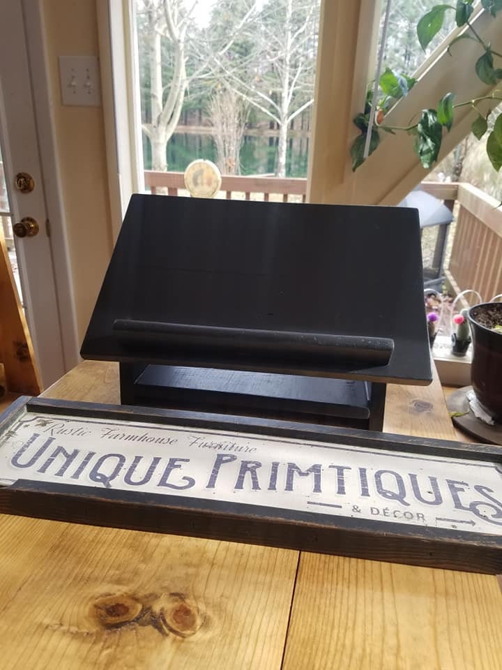 RUSTIC BOOK STAND Bookstand Kindle Tablet Cookbook Cook Book | Etsy