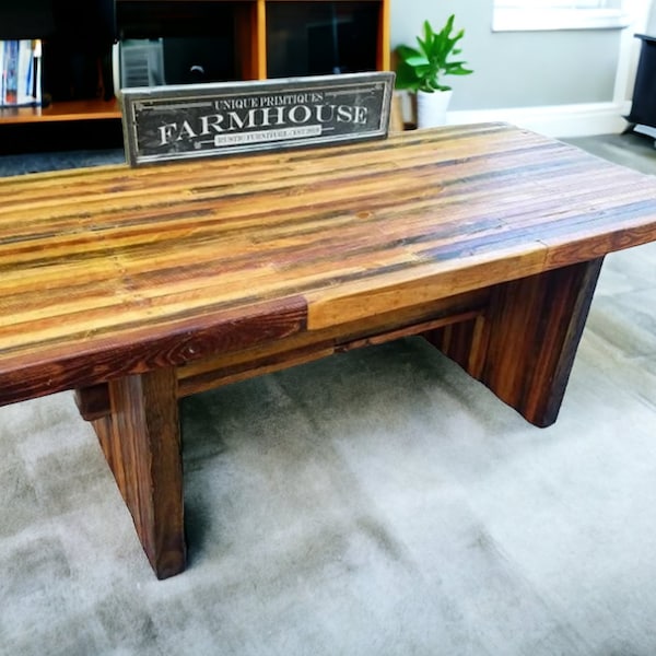 Barn Wood Beam Table - Etsy