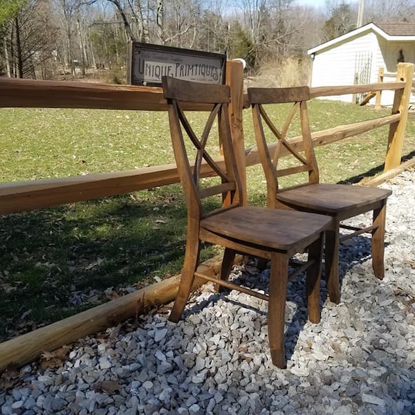 Rustic Chairs - Etsy