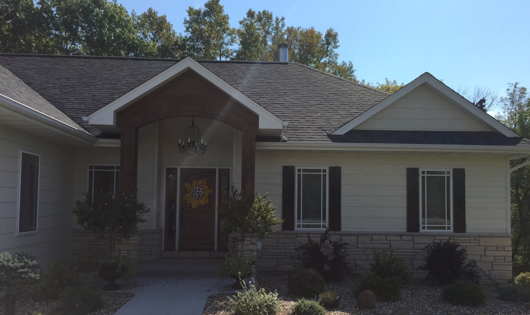 RUSTIC WOOD SHUTTERS Black Distressed Large Indoor Outdoor 11" W X84 ...