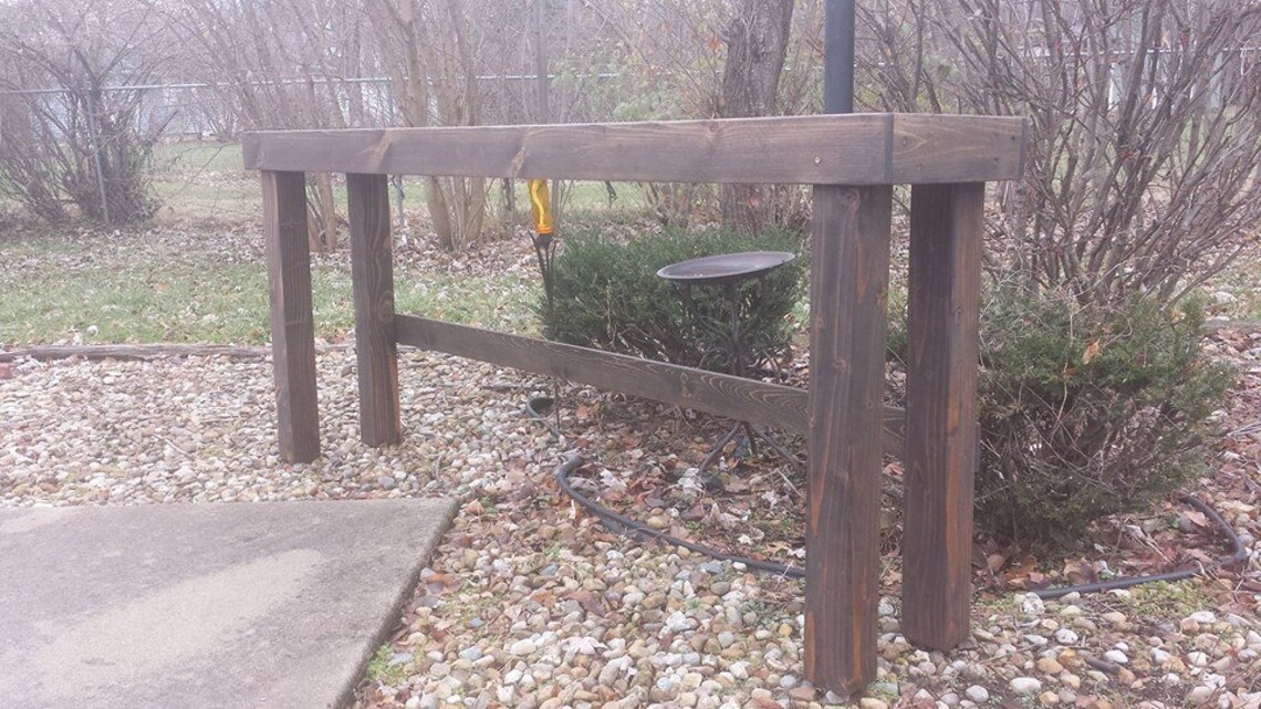 RUSTIC SOFA BAR Table Console Business Store Display Counter | Etsy