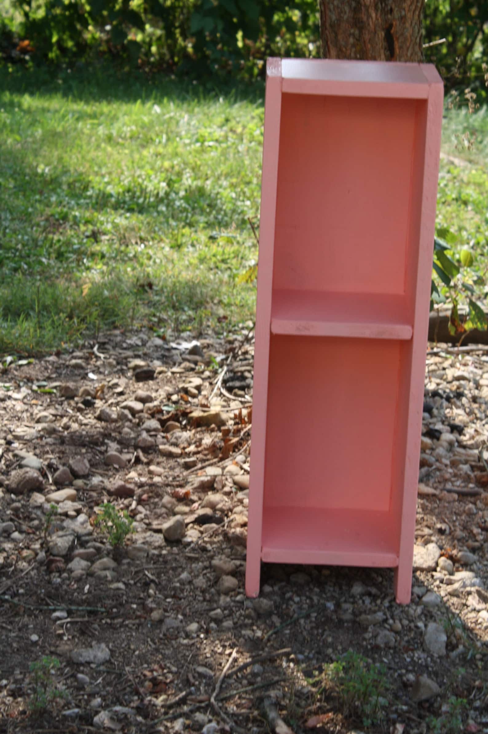 Coral Reef Pink Book Shelf Small Bookcase CD Movie Rack Multi | Etsy