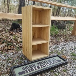 Small RUSTIC BOOKCASE Bookshelf Bathroom Kitchen Wine Crate Living Room ...