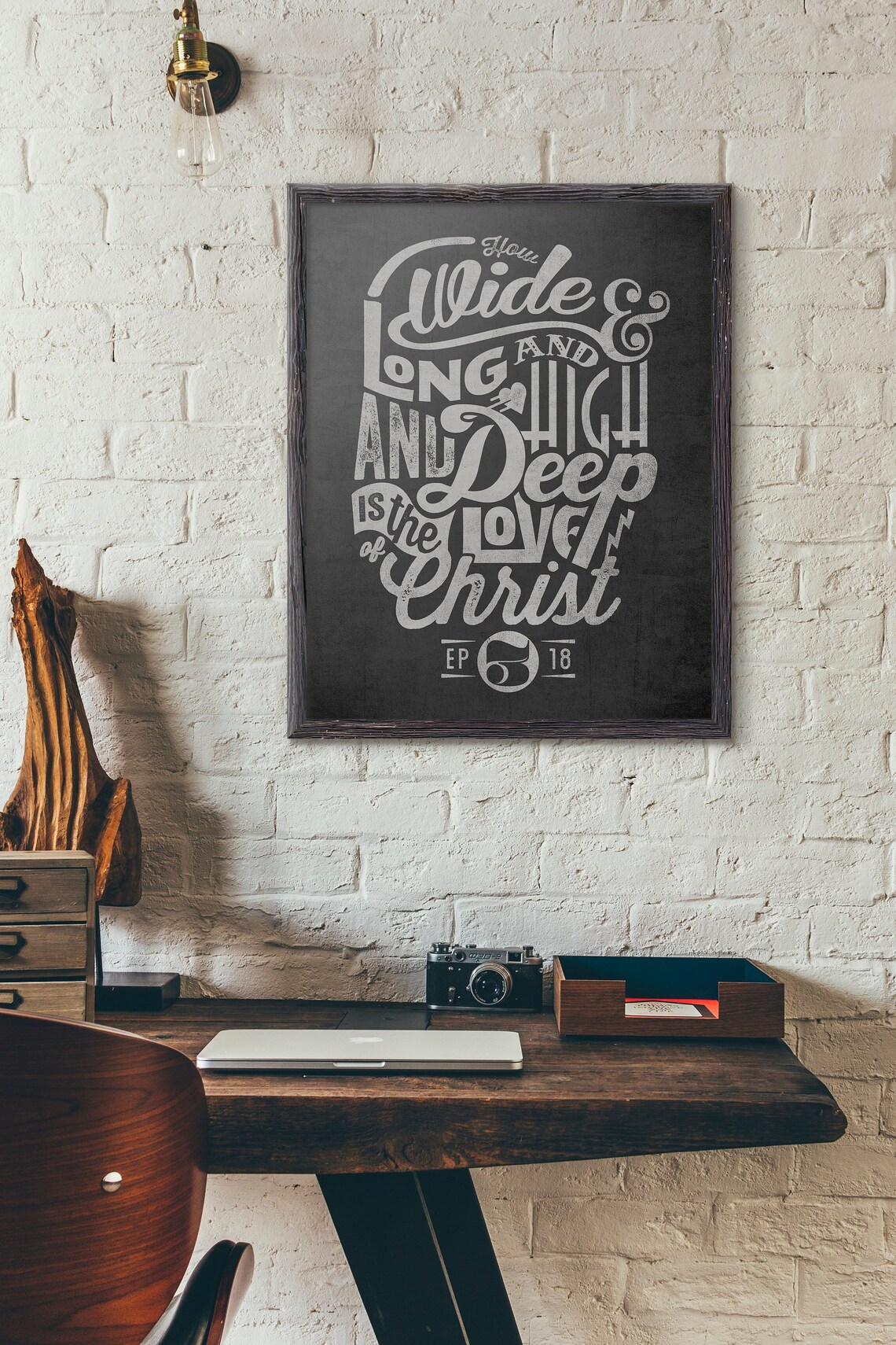 Scripture Art Print Bible Verse Typography Christian Wall - Etsy