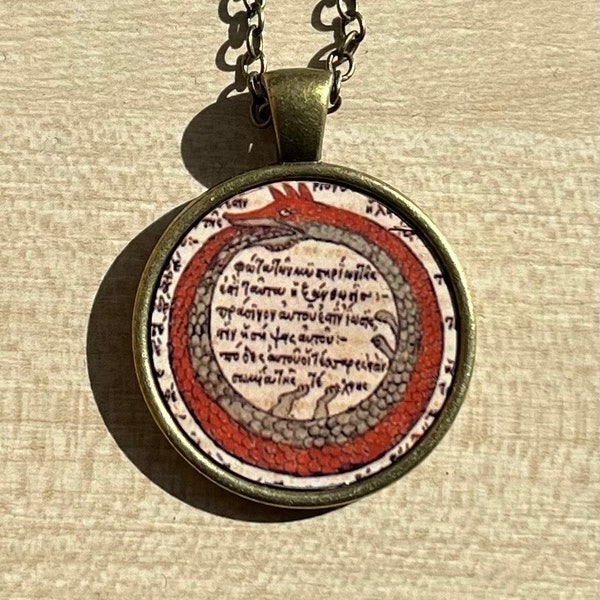 Ouroboros Pendant - Etsy