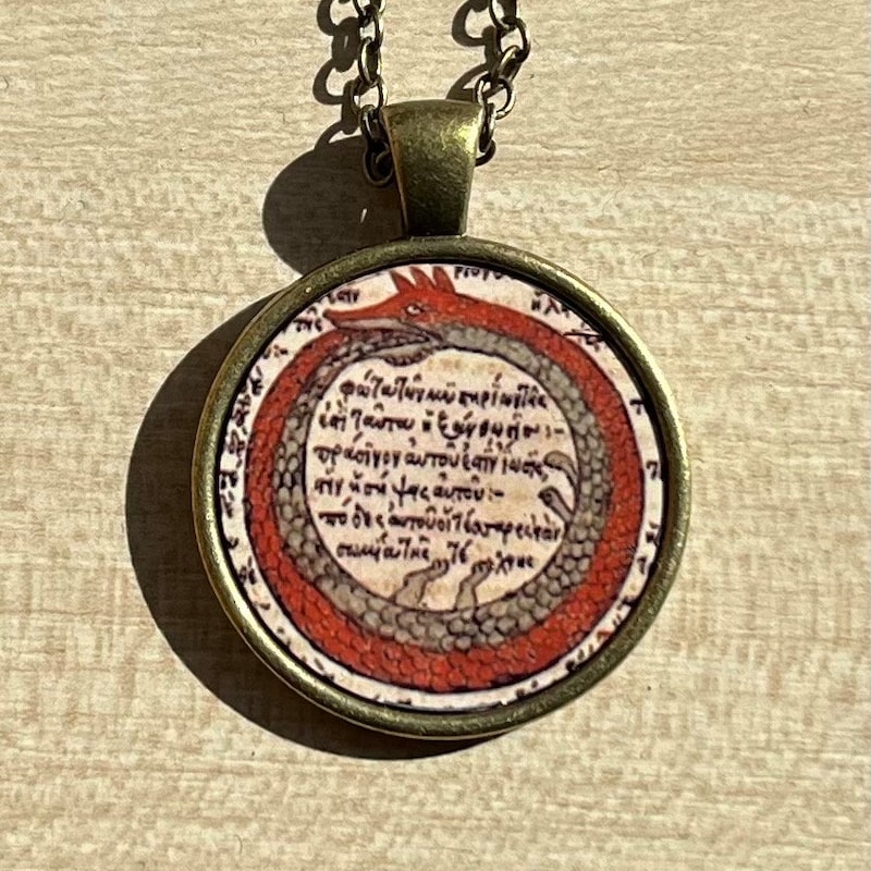 Ouroboros Pendant - Etsy