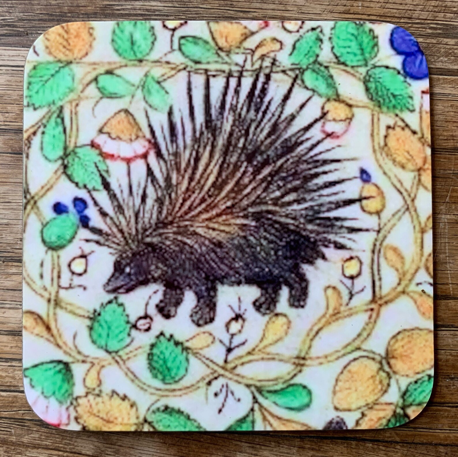 Medieval Hedgehog Coasters Set of 4 - Etsy