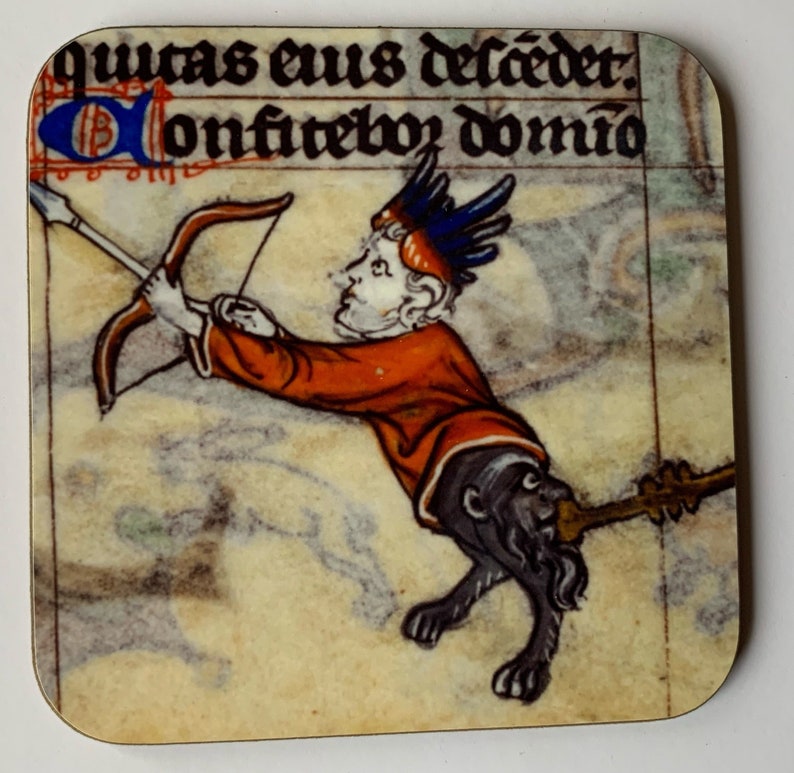 Medieval Butt Trumpet Coasters - Set of 4 - Etsy UK