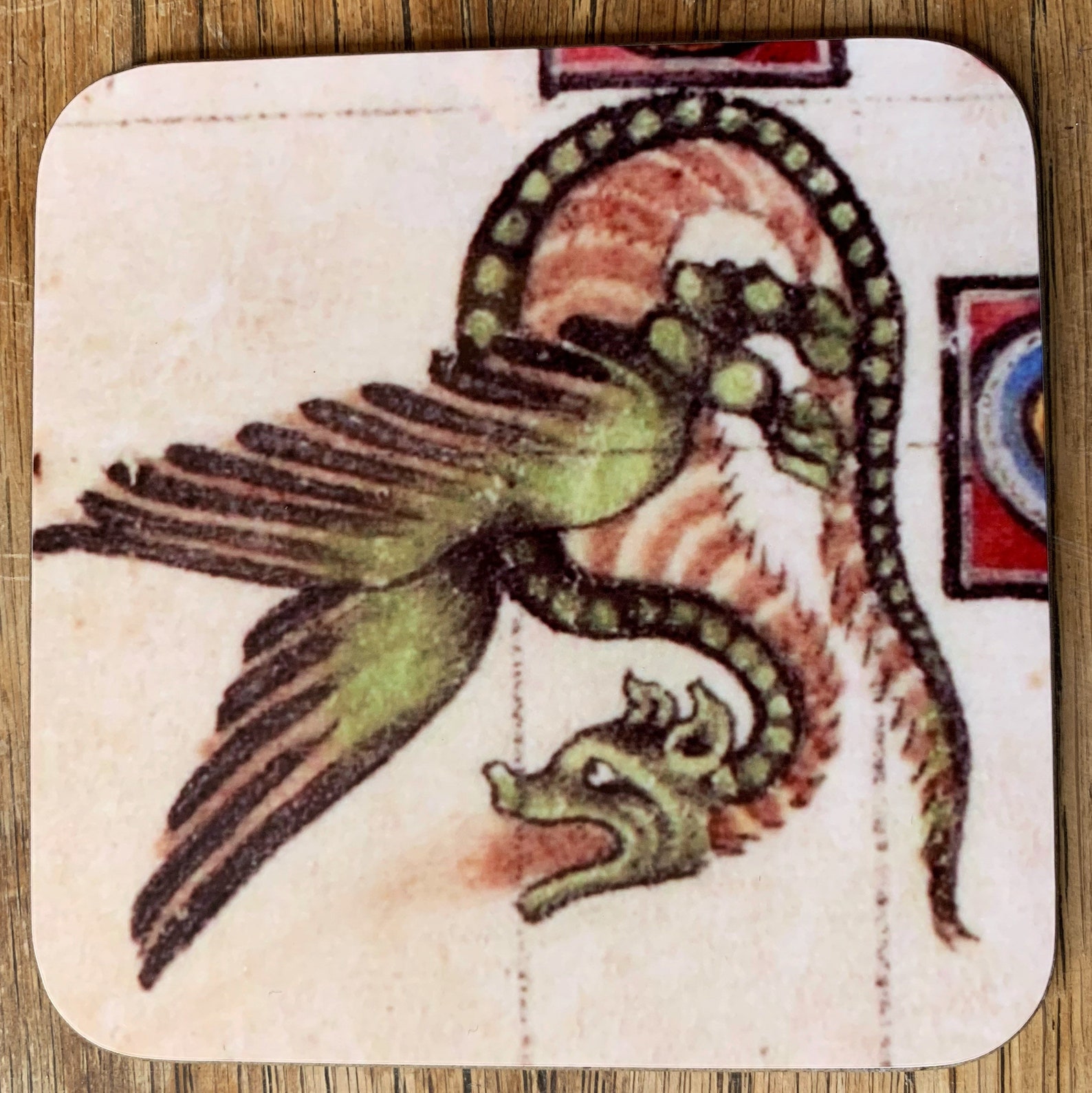 Medieval Dragon Coasters Set of 4 - Etsy UK