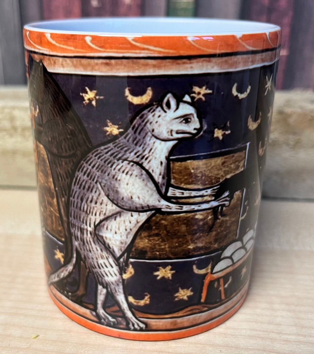 Marginalia Cat Mug - Etsy