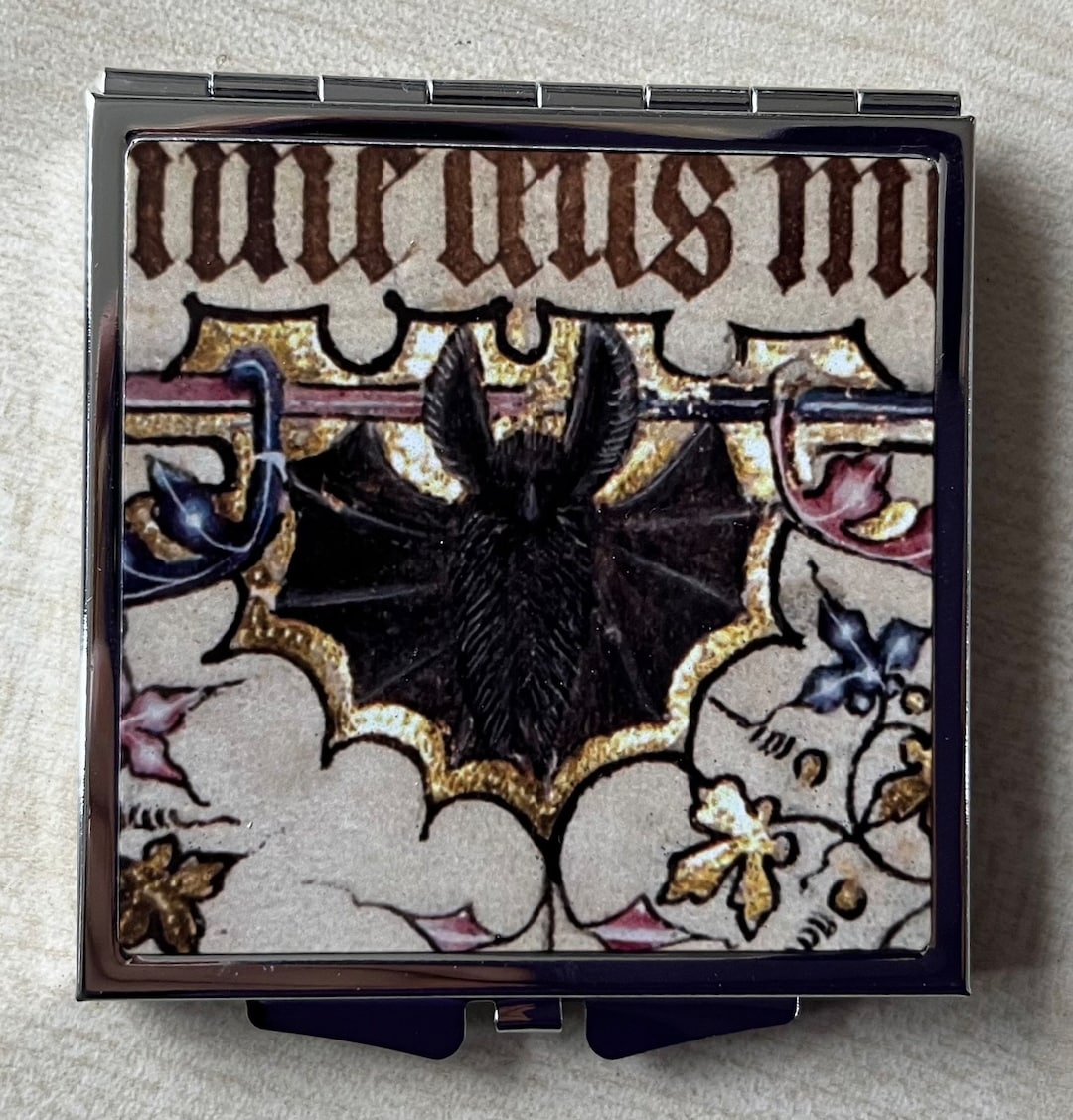 Medieval Bat Compact Mirror - Etsy
