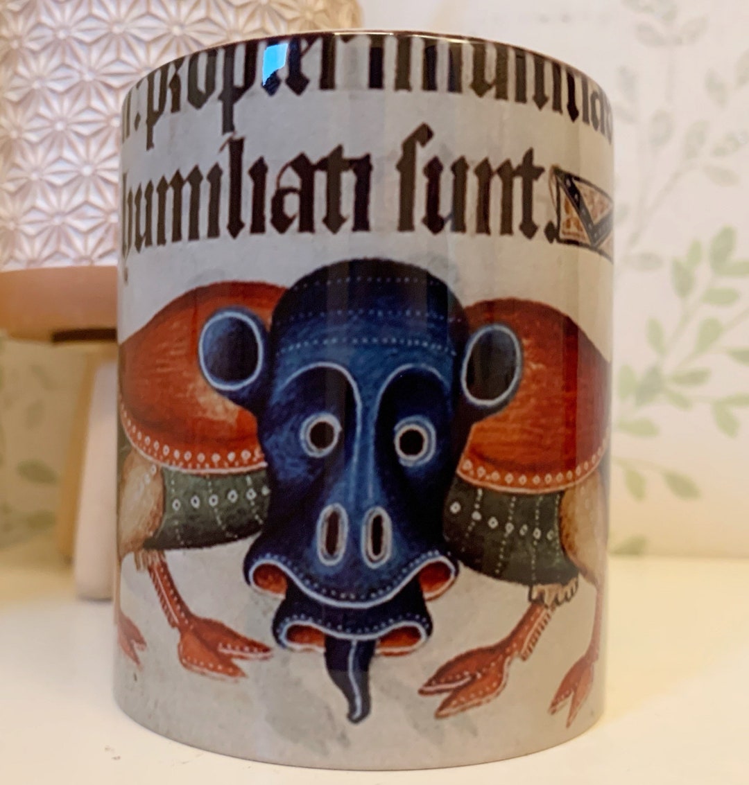 Luttrell Psalter Creature Mug (design 1) - Etsy