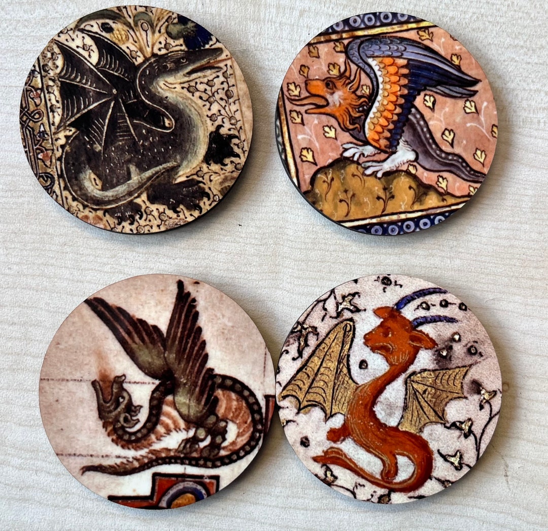 Dragon Fridge Magnets - Etsy