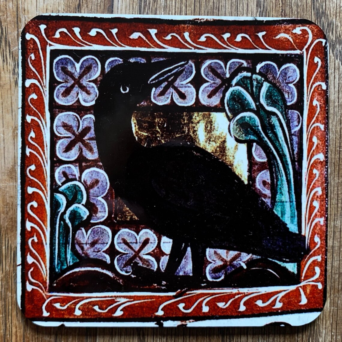 Medieval Crow Coasters Set of 4 | Etsy