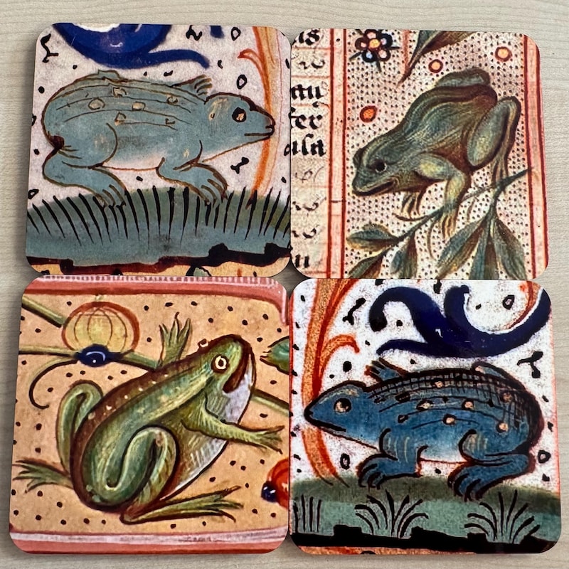 Medieval Frog on a Cat - Etsy UK