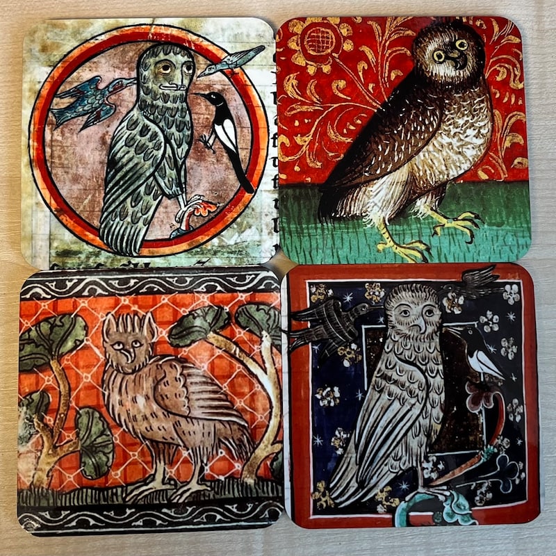 Owl Coasters - Etsy