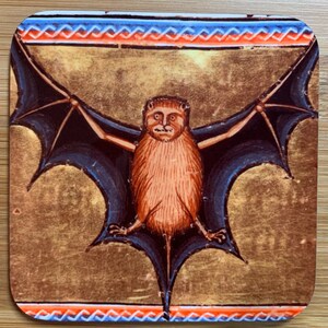 Medieval Bat Coasters - Set of 4 - Etsy UK