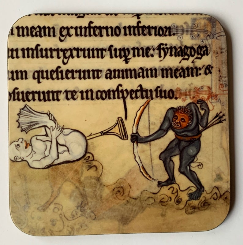 Medieval Butt Trumpet Coasters - Set of 4 - Etsy UK