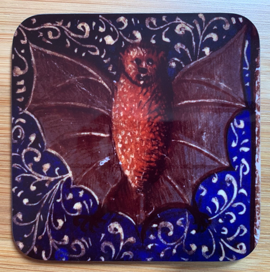 Medieval Bat Coasters Set of 4 | Etsy UK