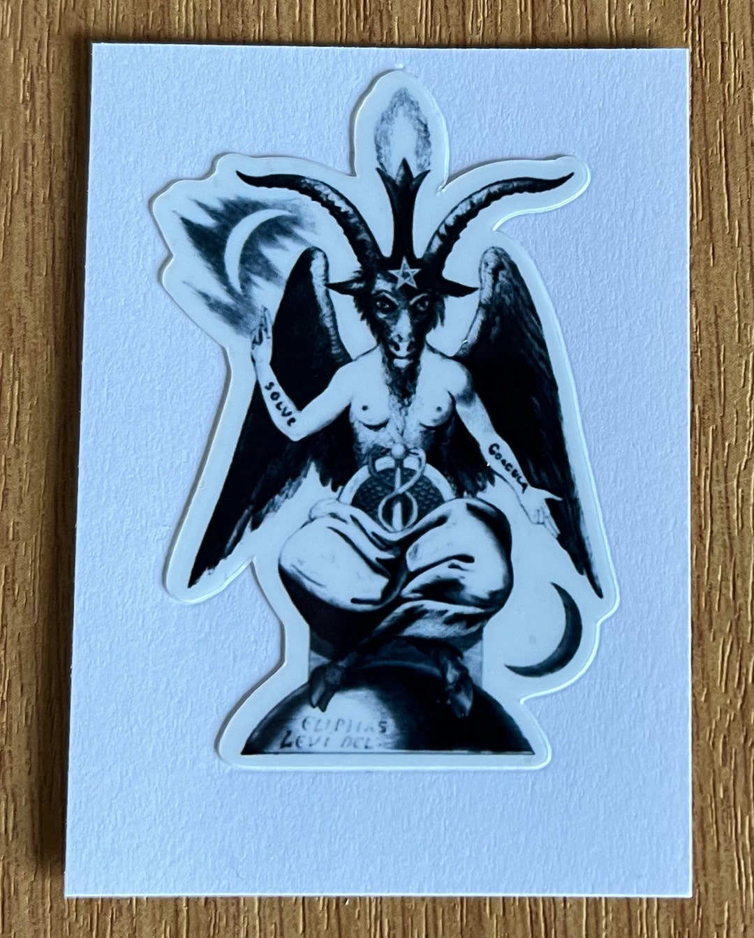 Baphomet Sticker: Eliphas Levi Art, Decal - Etsy