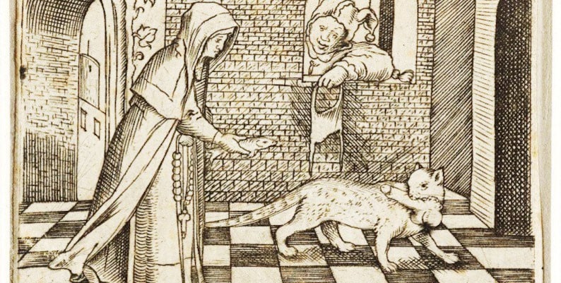 Medieval Penis Stealing Cat Mug - Etsy