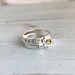 Sterling Silver Slender Name Rings - Etsy